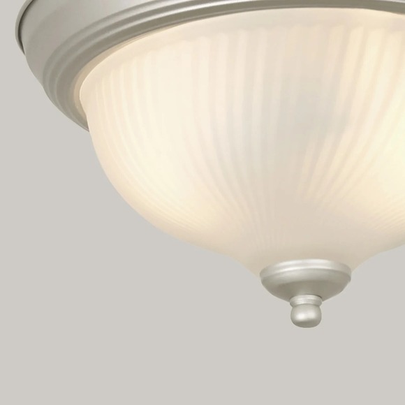Mainstays | Accents | Mainstays 1in Flush Mount Ceiling Light Satin ...